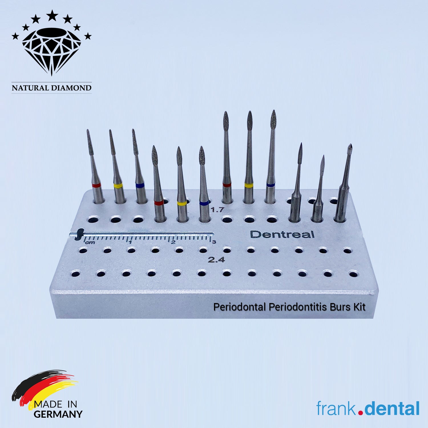 Frank Dental - Periodontal Periodontitis Treatment Bur Set 1540 ...