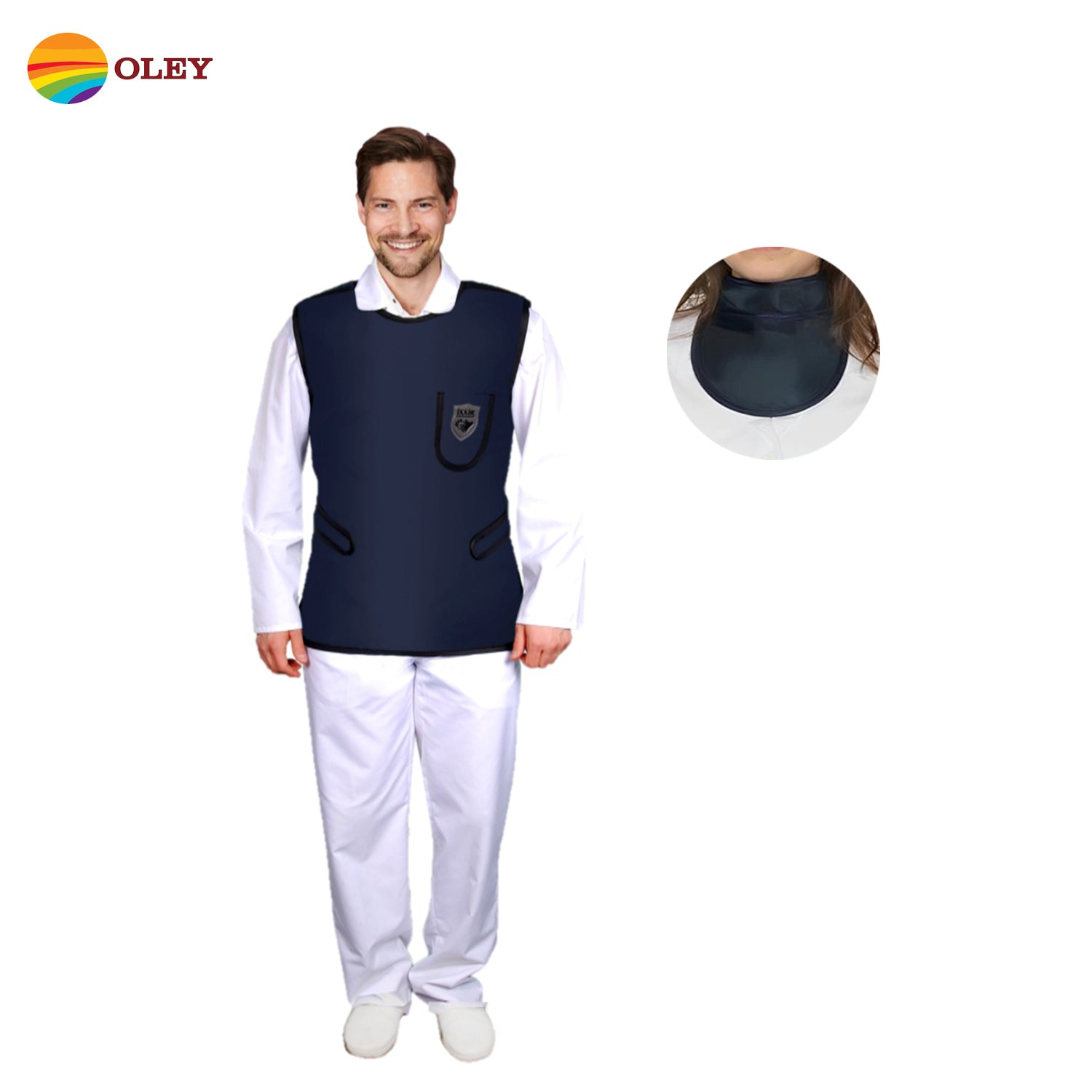 Oley - Lead Apron + Thyroid Protector for Doctor - Radiation Protector ...