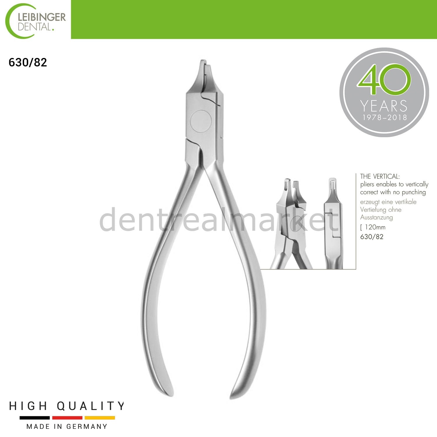 Leibinger - Aligner Plier Vertical - Aligner Handpiece Vertical - 120 ...