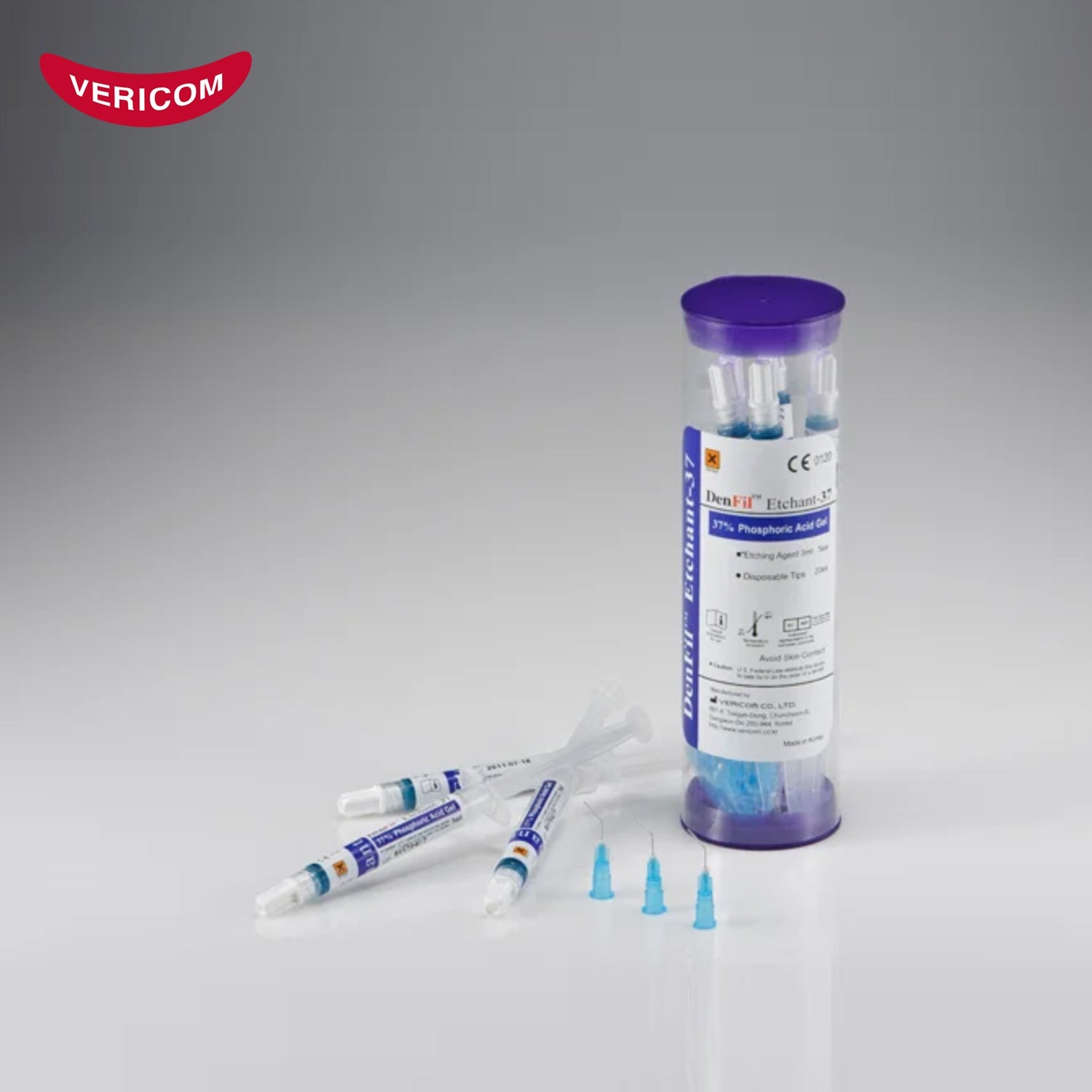 Vericom - Denfil Blue Phosphoric Acid 5ml - 37% Phosphoric Acid ...