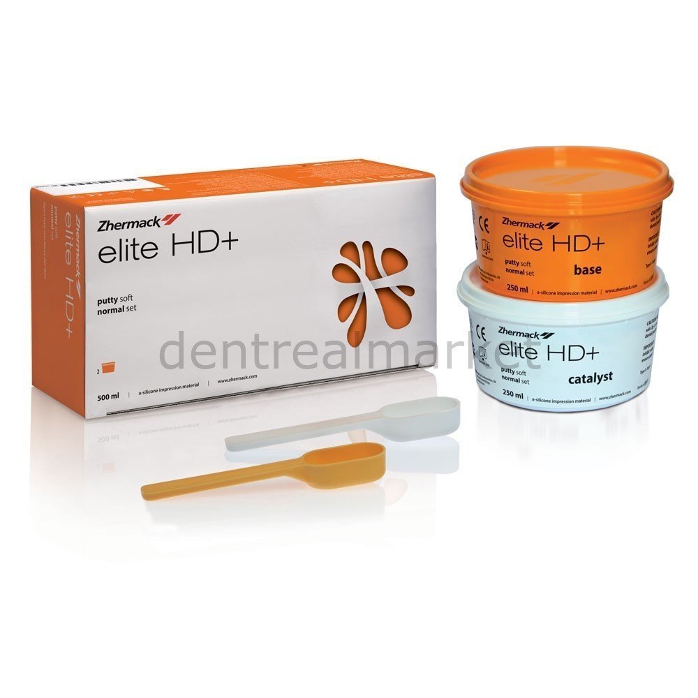 Zhermack - Elite HD+ Putty Soft Normal Set - Impression Tray Material ...