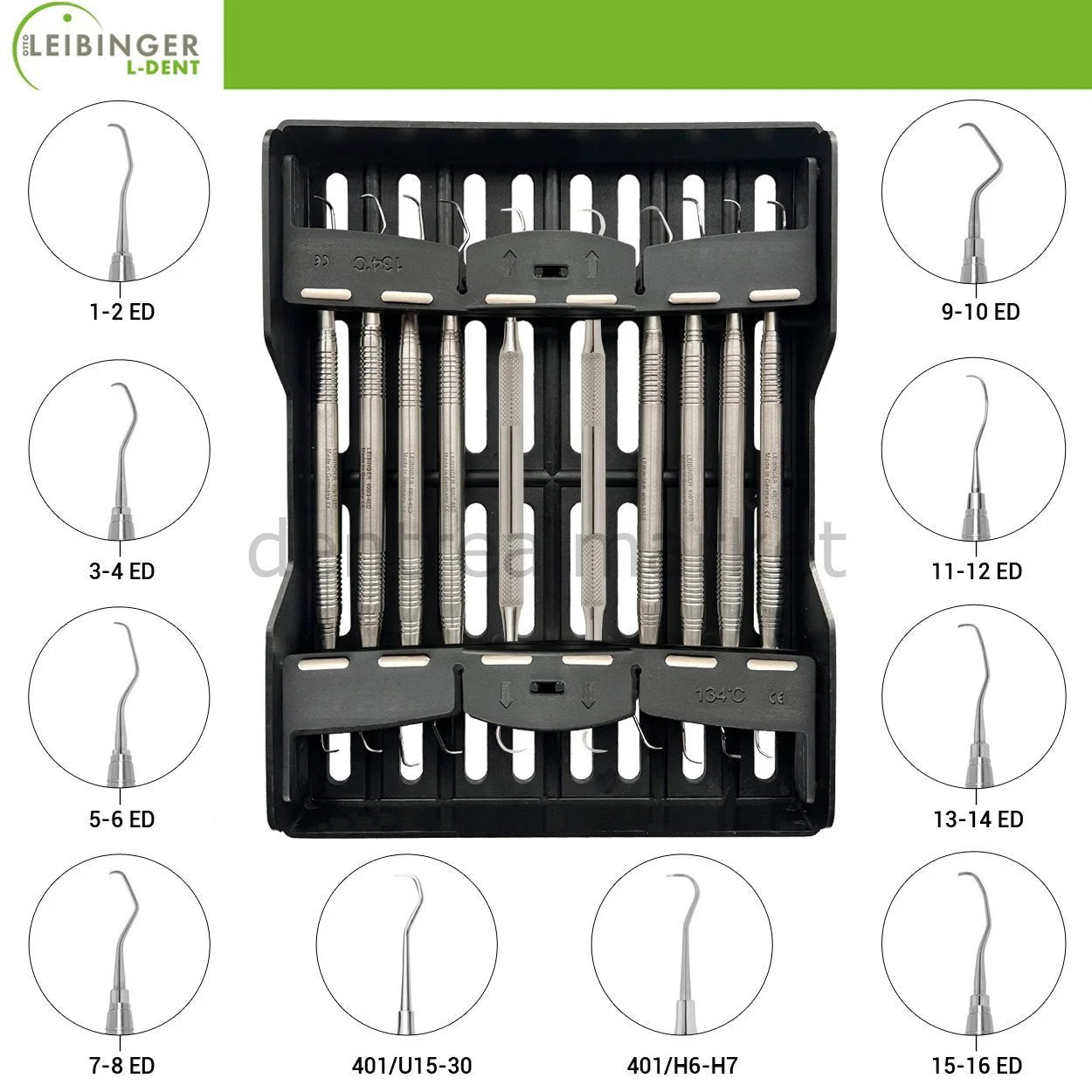 Leibinger - Gracey Curette - Perio Curette & Scaler Set – DentrealStore