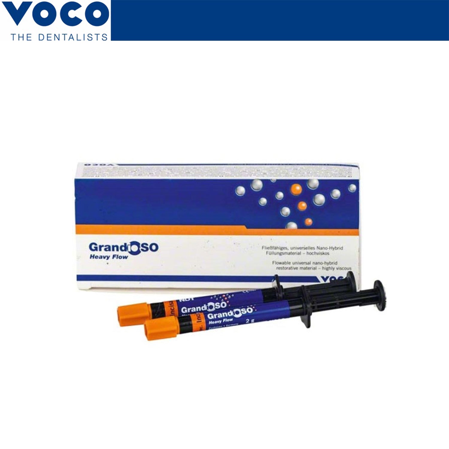 Voco - GrandioSO Heavy Flow - High Viscosity Flow Nano-Hybrid Composite ...