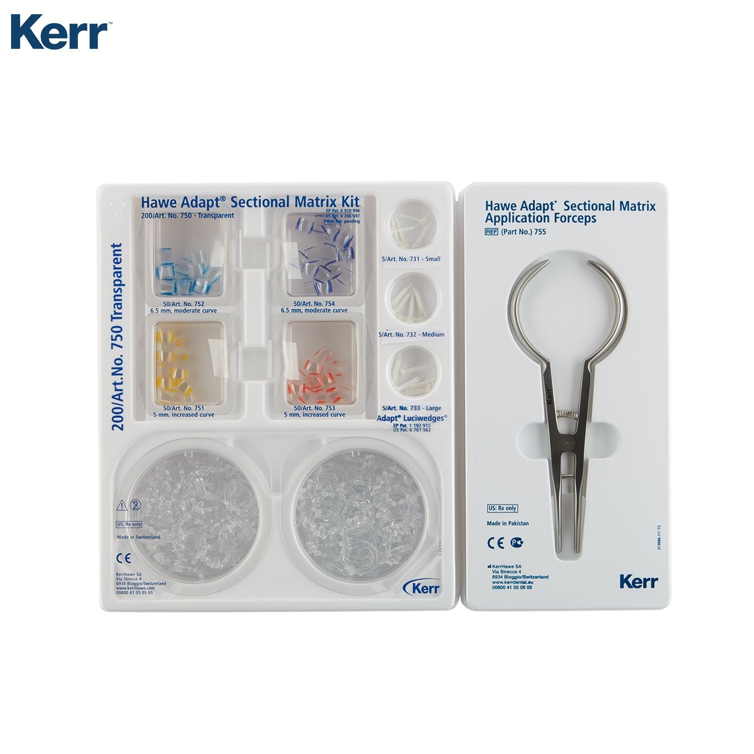 Kerr - Hawe Transparent Regional Matrix System-Kit – DentrealStore