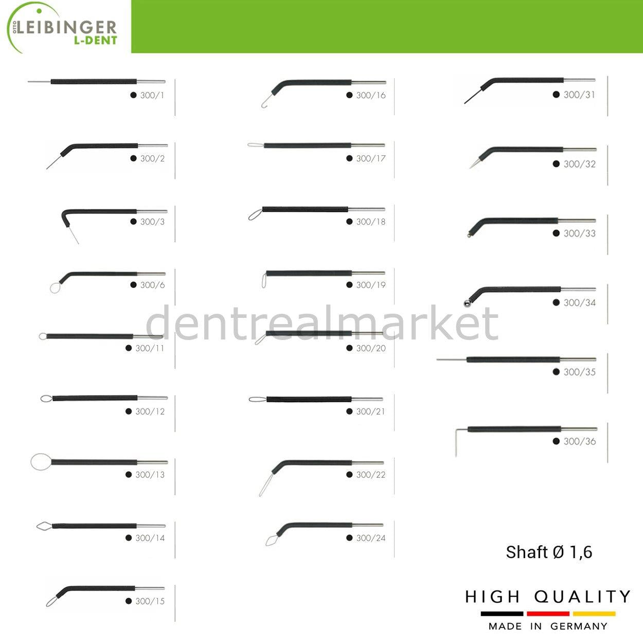 Leibinger - Radiofrequency Surgical Device Electrodes - Shaft 1,6 mm ...