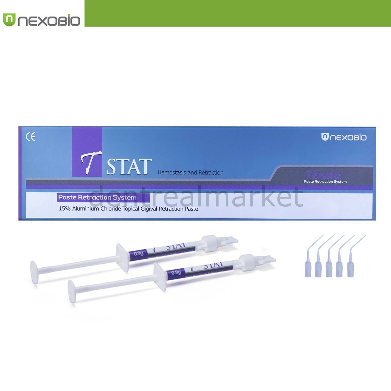 Nexobio - T-Stat Retraction Paste and Bleeding Stopper – DentrealStore
