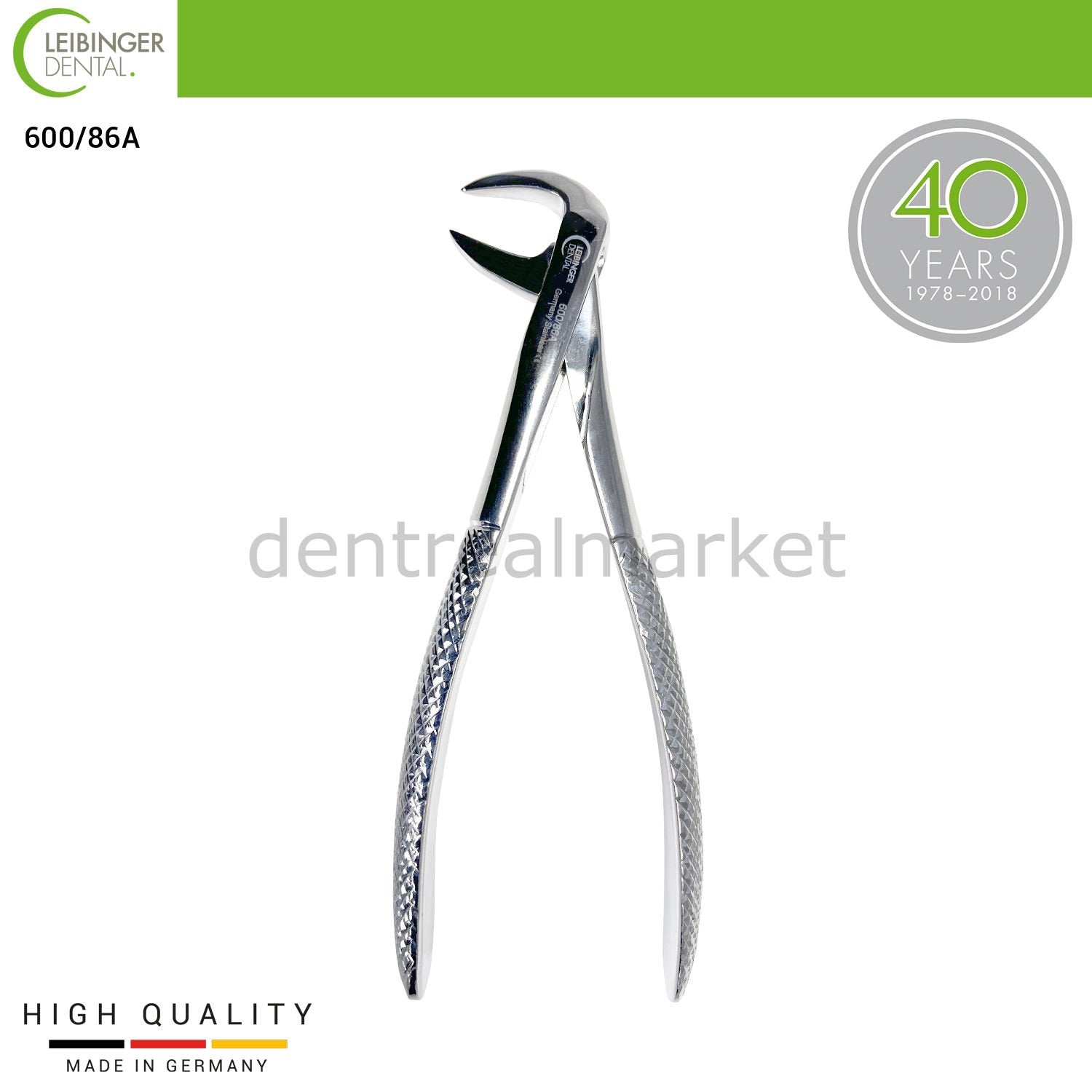 Leibinger - Tooth Extracting Forceps 86A - Furcation Forceps ...
