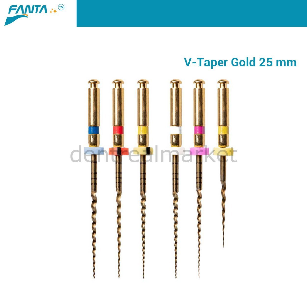 Fanta Dental - V-Taper Gold Protaper - Niti Rotary Root File ...
