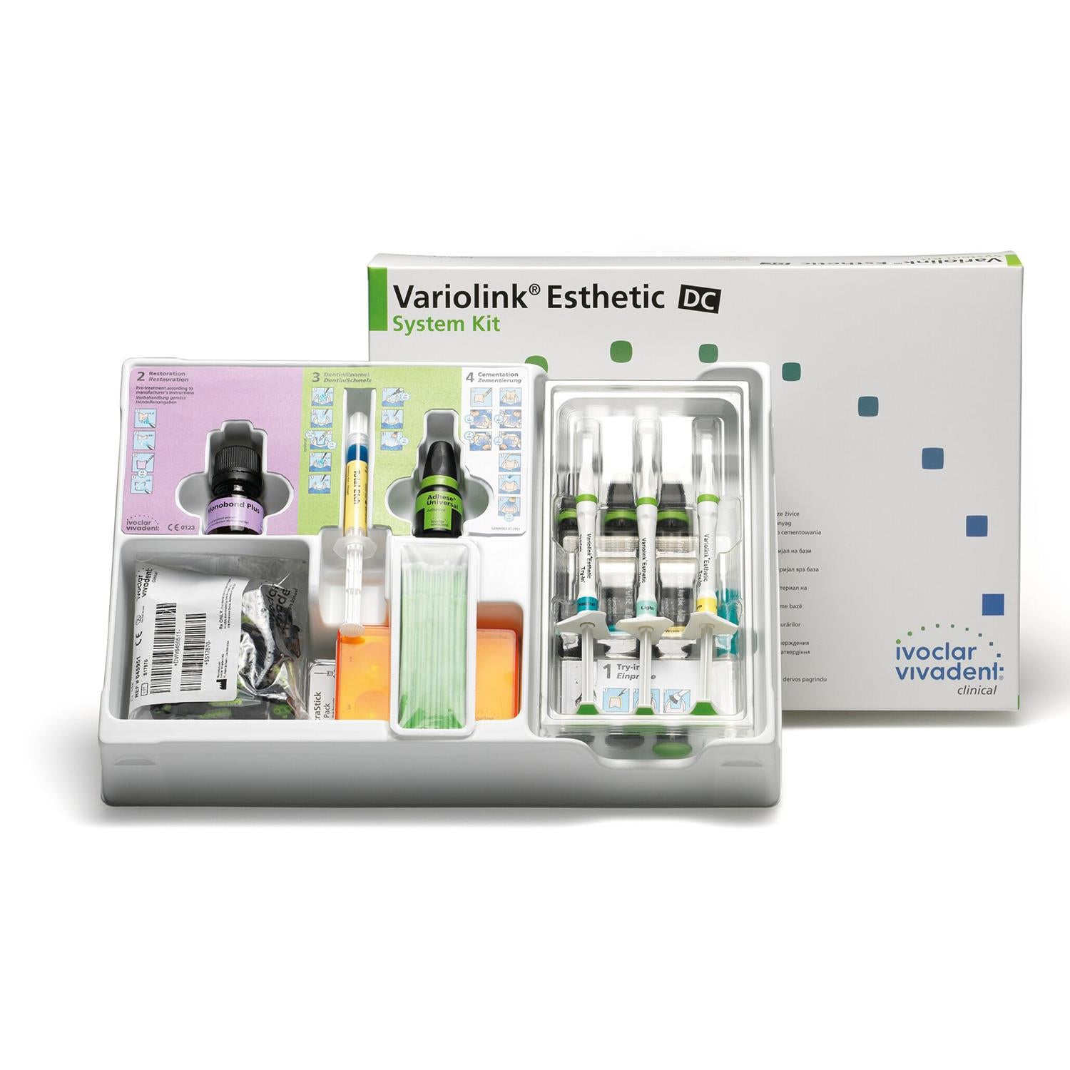 Ivoclar Vivadent - Variolink Esthetic DC System Kit - Dual Cure Cement ...